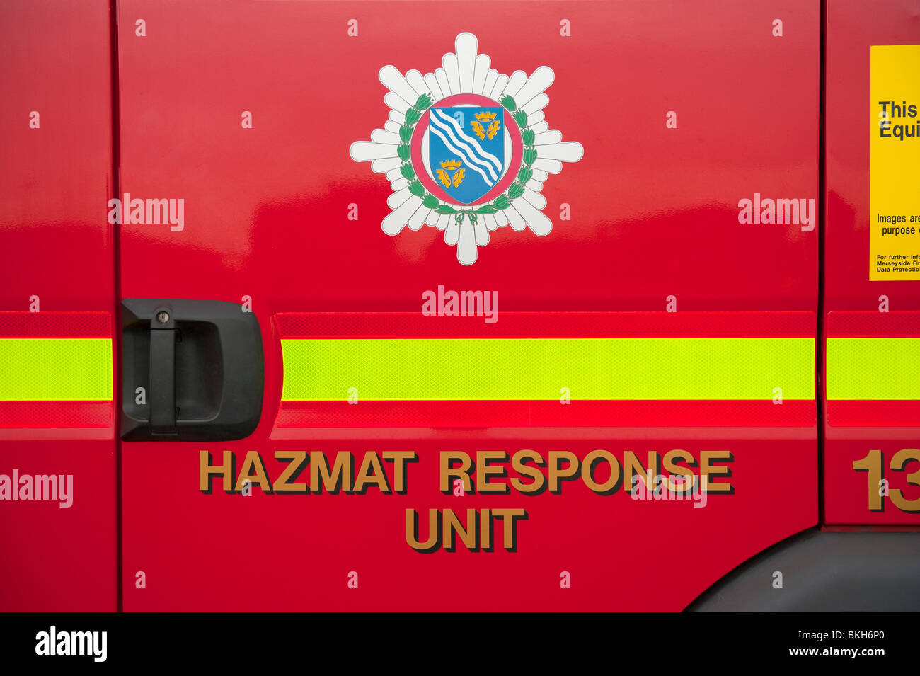 Fire Service Hazmat Response Unit Stock Photo - Alamy