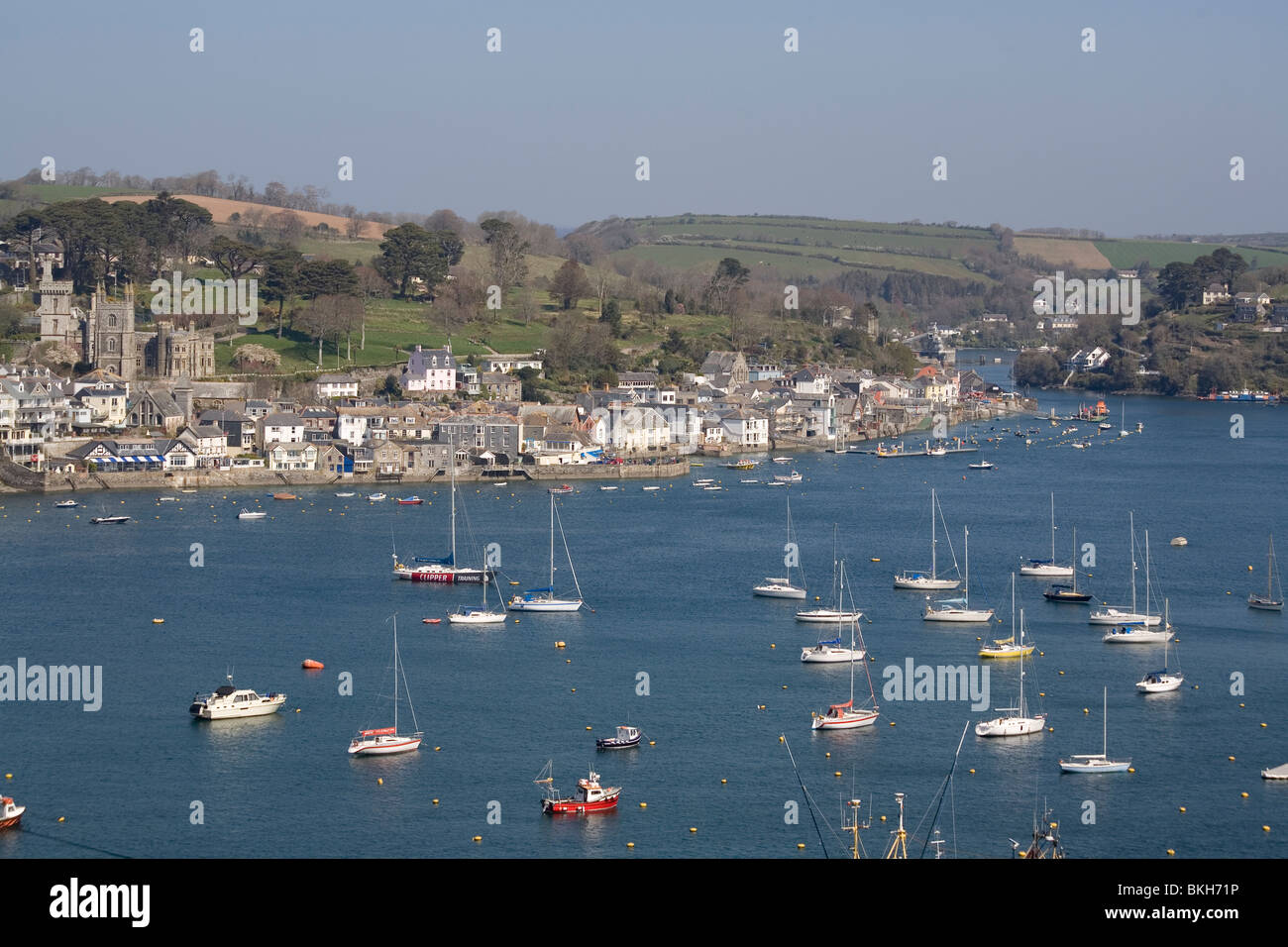 England Cornwall Fowey river Stock Photo - Alamy
