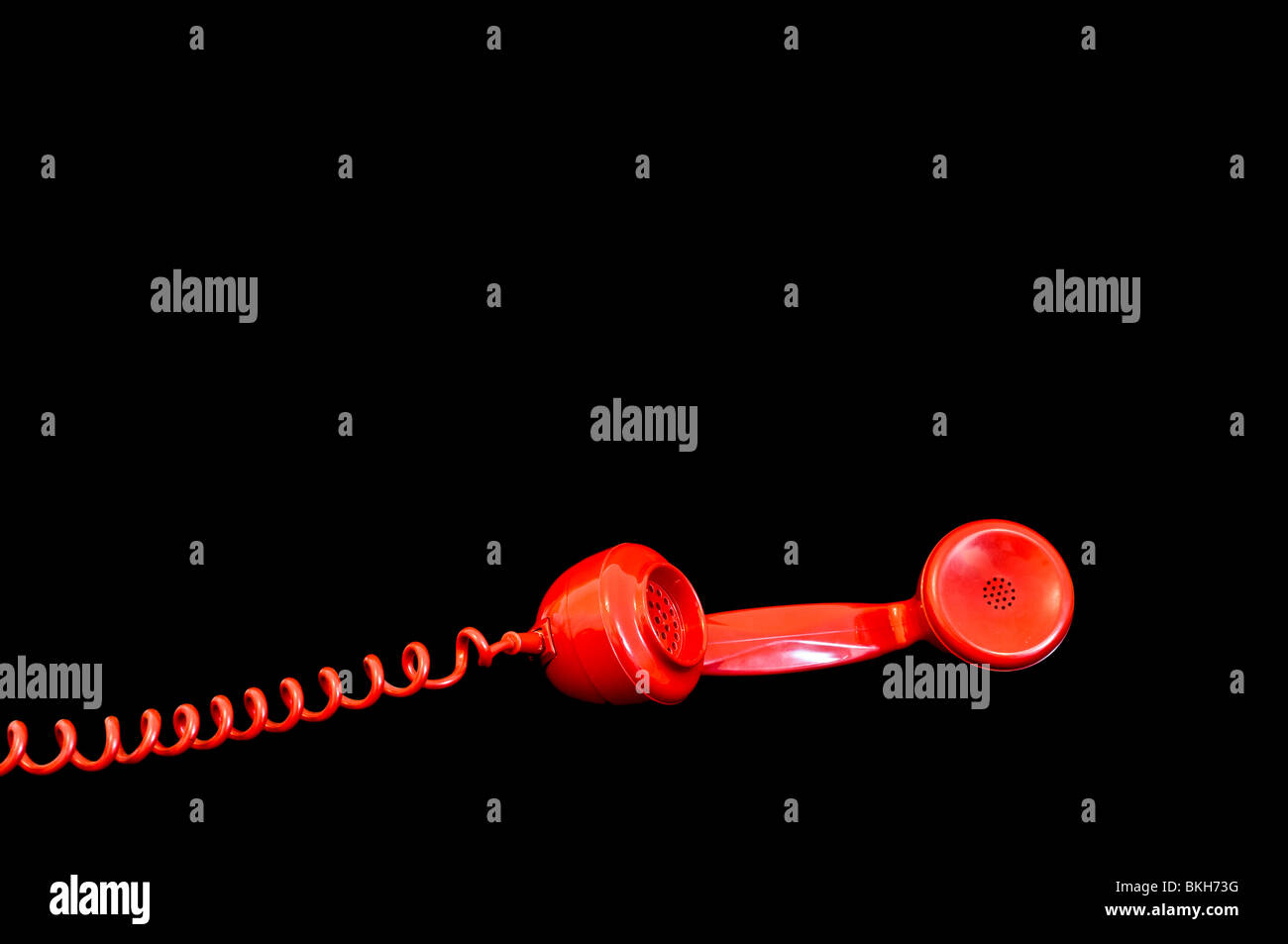 Classic retro red telephone receiver hi-res stock photography and ...