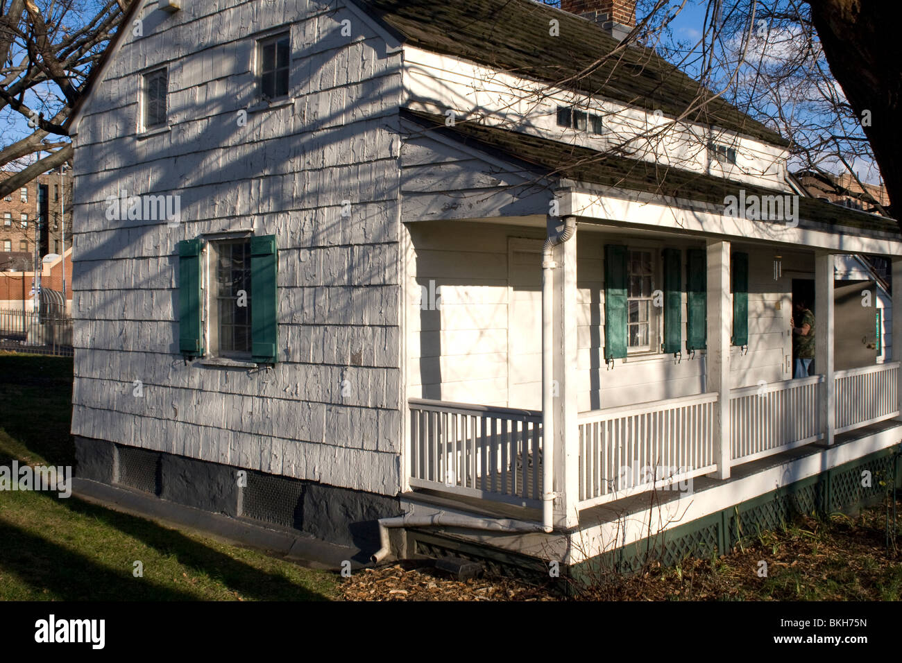 Poe Cottage, Fordham area of the Bronx, NYC Stock Photo - Alamy