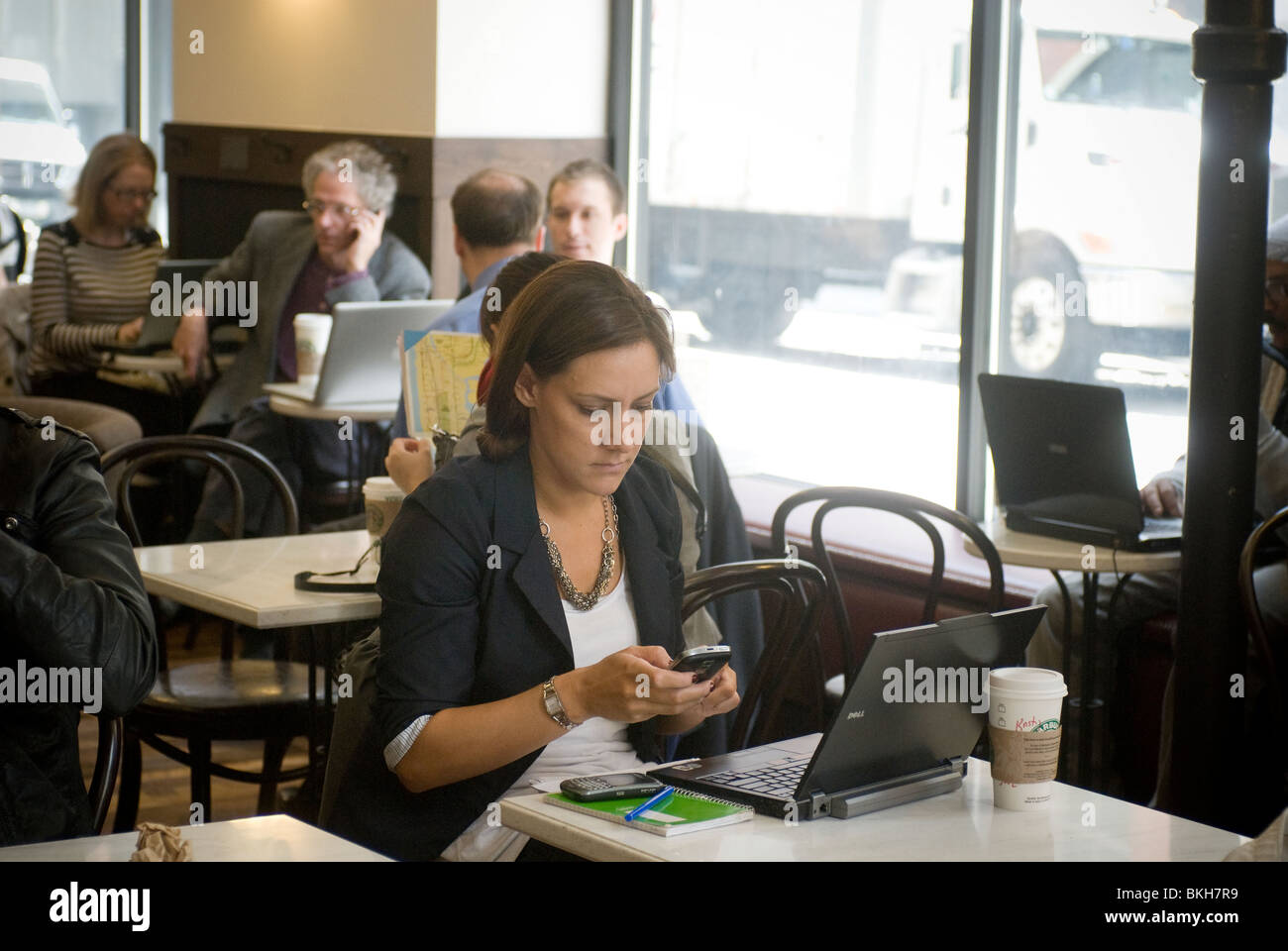 Starbucks Coffee Company Spring Street cafe in the Soho neighborhood of ...