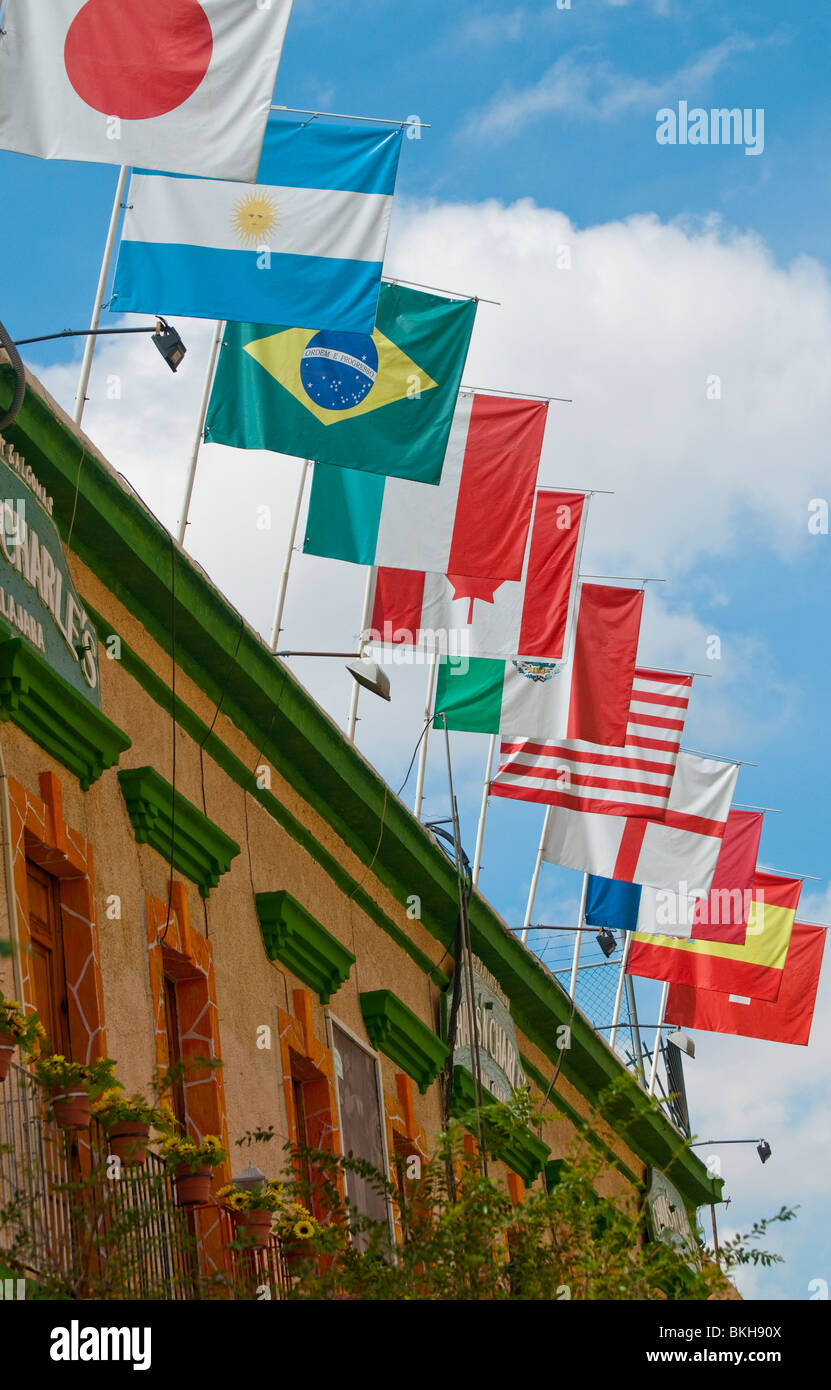 Mexican flags hi-res stock photography and images - Alamy