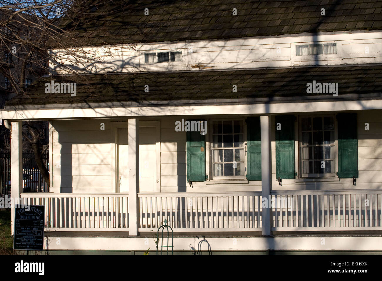 Poe Cottage, Fordham area of the Bronx, NYC Stock Photo - Alamy