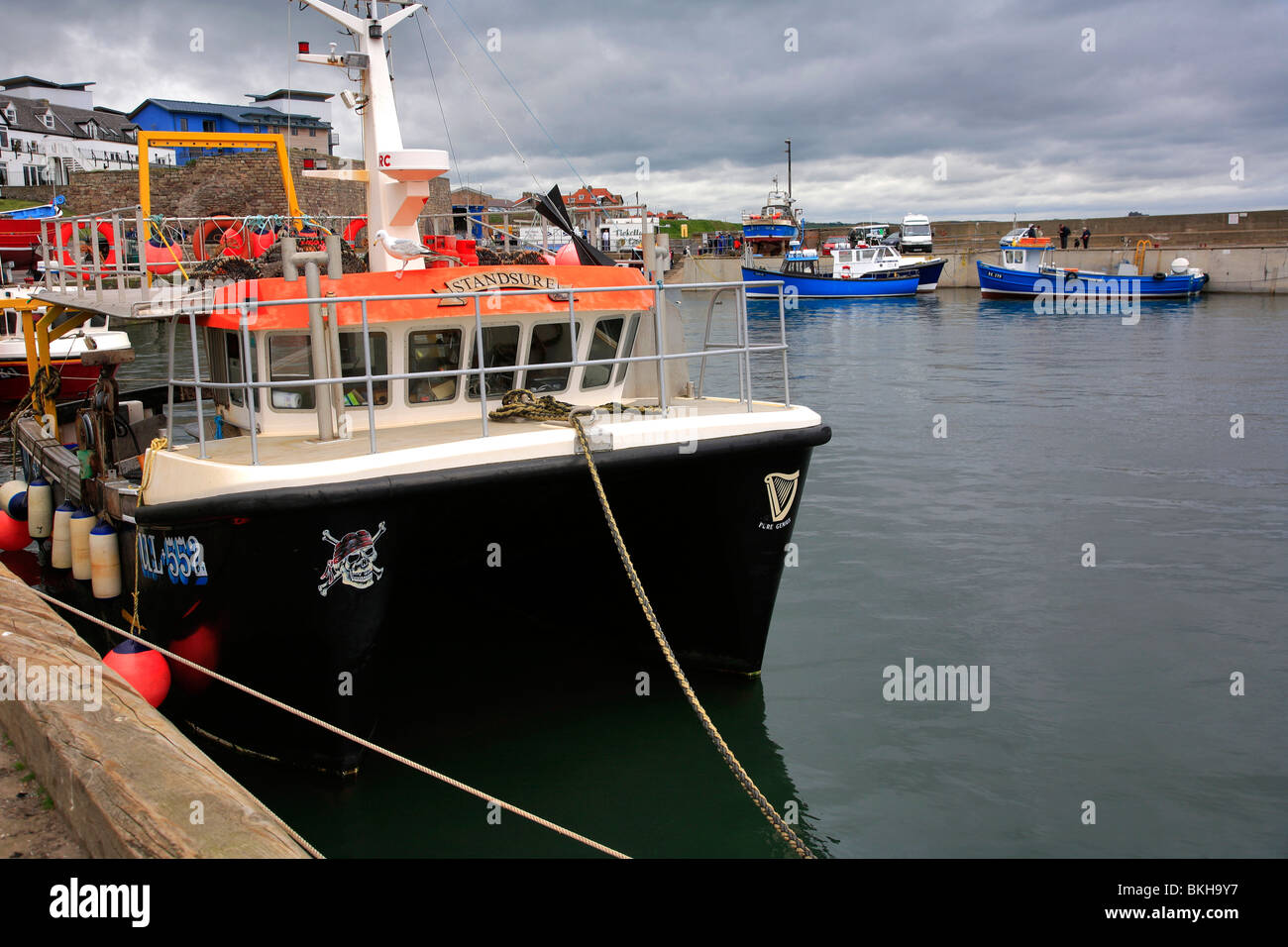 Fishing boat seahouses northumbria hi-res stock photography and images ...