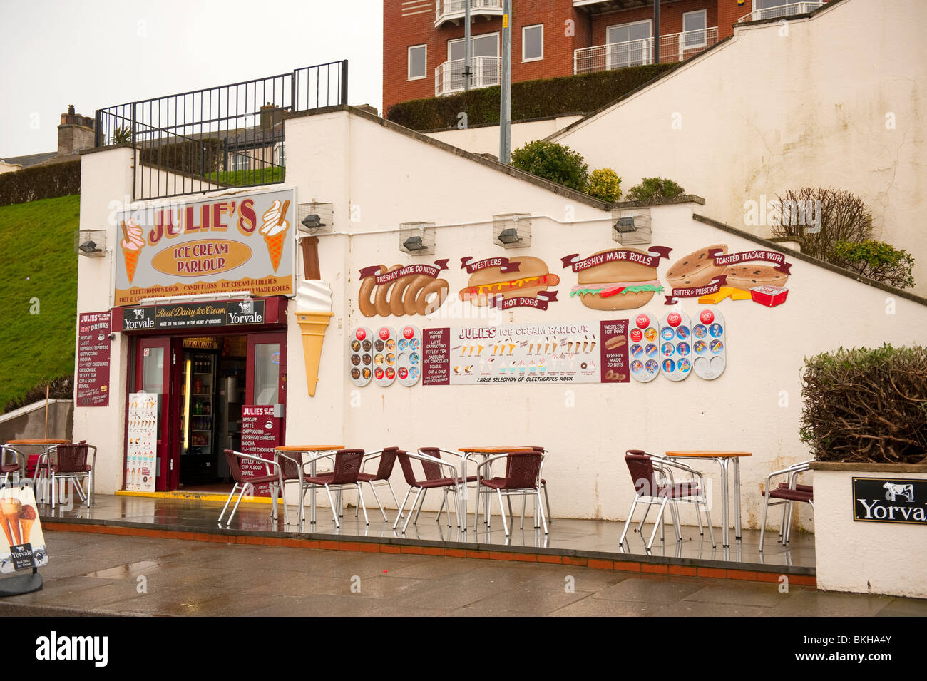 Julies ice cream parlour cleethorpes hi-res stock photography and ...