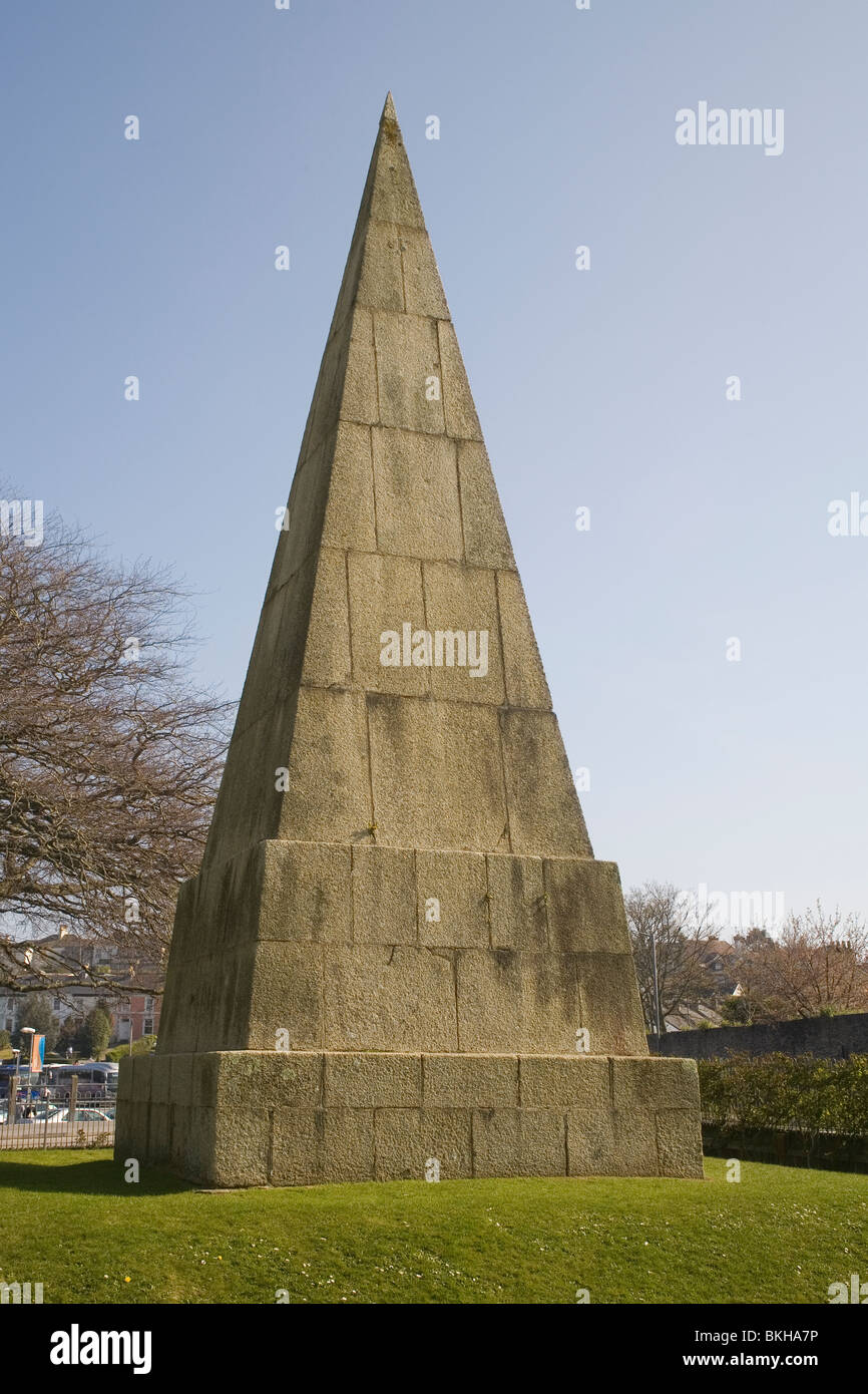 England Cornwall Falmouth Killigrew monument Stock Photo - Alamy