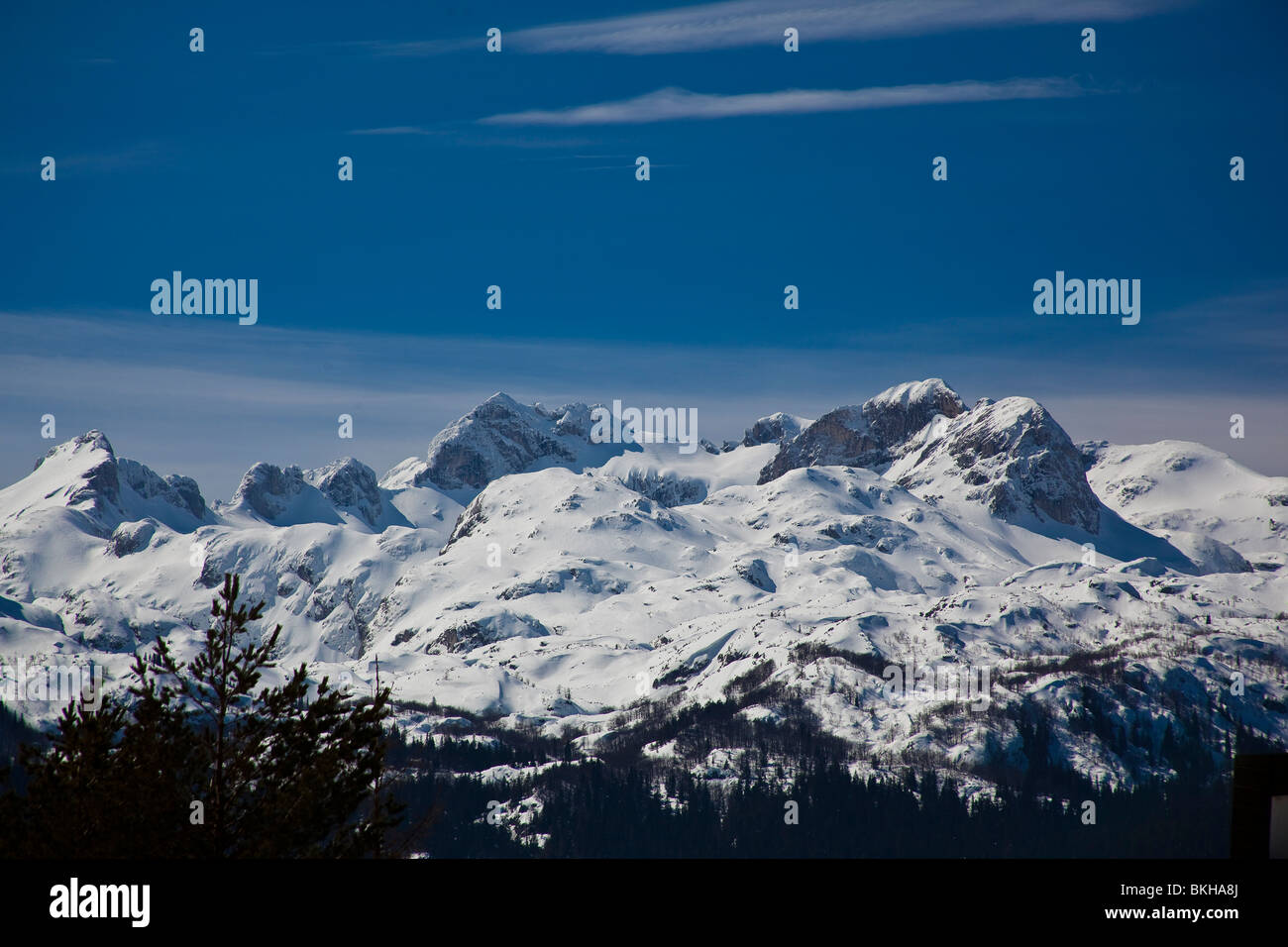 Durmitor National Park, Winter, Snow, Montenegro Stock Photo - Alamy