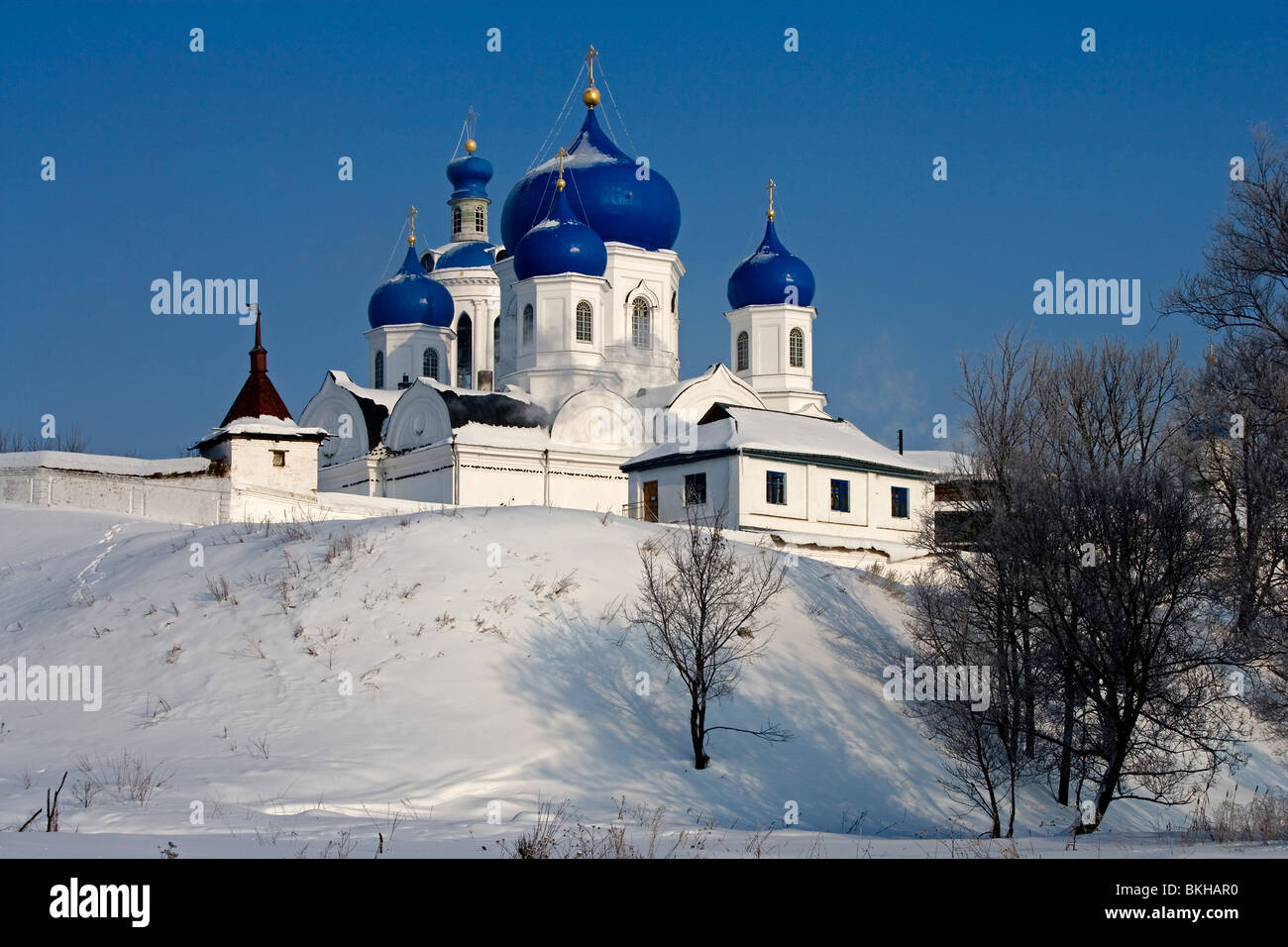 Russia,Golden Ring,Bogoliubovo,Monastery buildings,Orthodox church ...