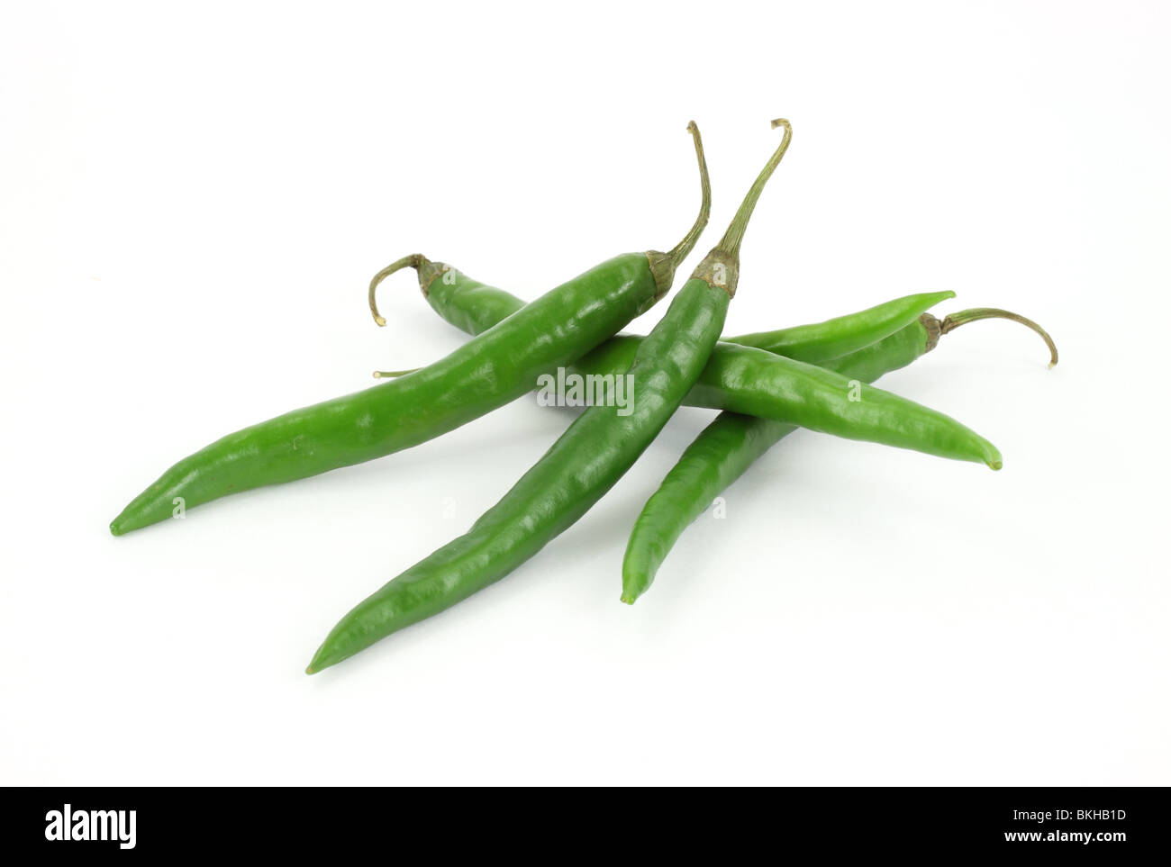 Long green hot peppers Stock Photo - Alamy