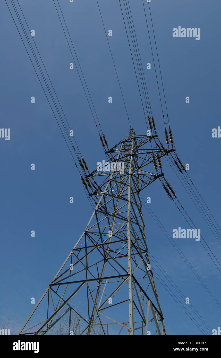 Ceramic insulators pylon hi-res stock photography and images - Alamy