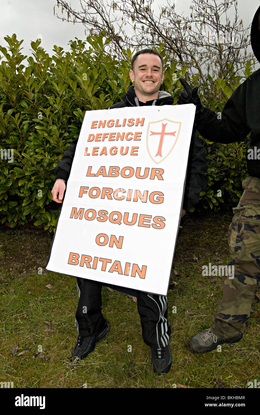 edl demo in dudley uk against the building of a mosque the edl claim to ...