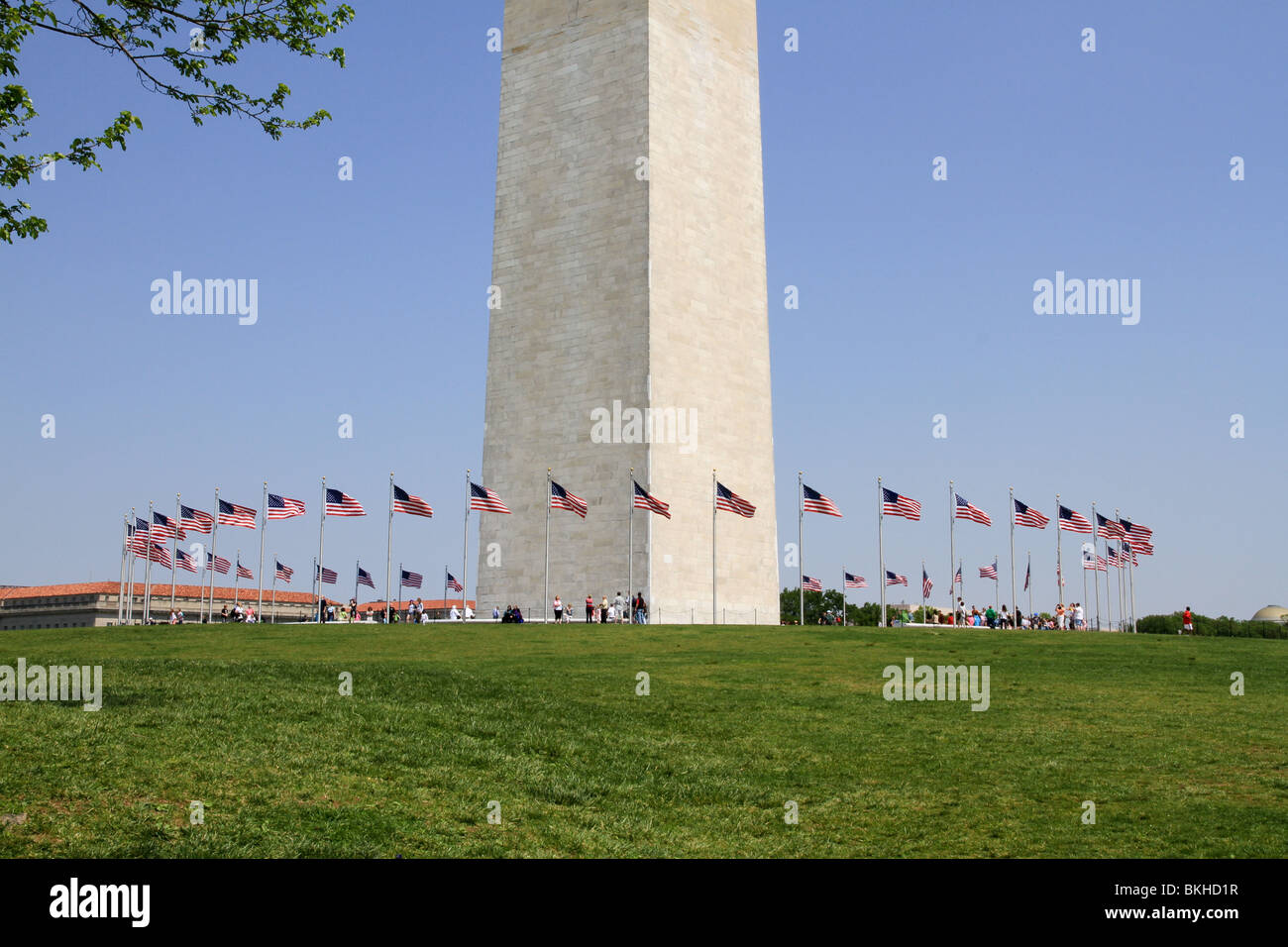 The base of The Washington Monument in Washington, DC Stock Photo - Alamy