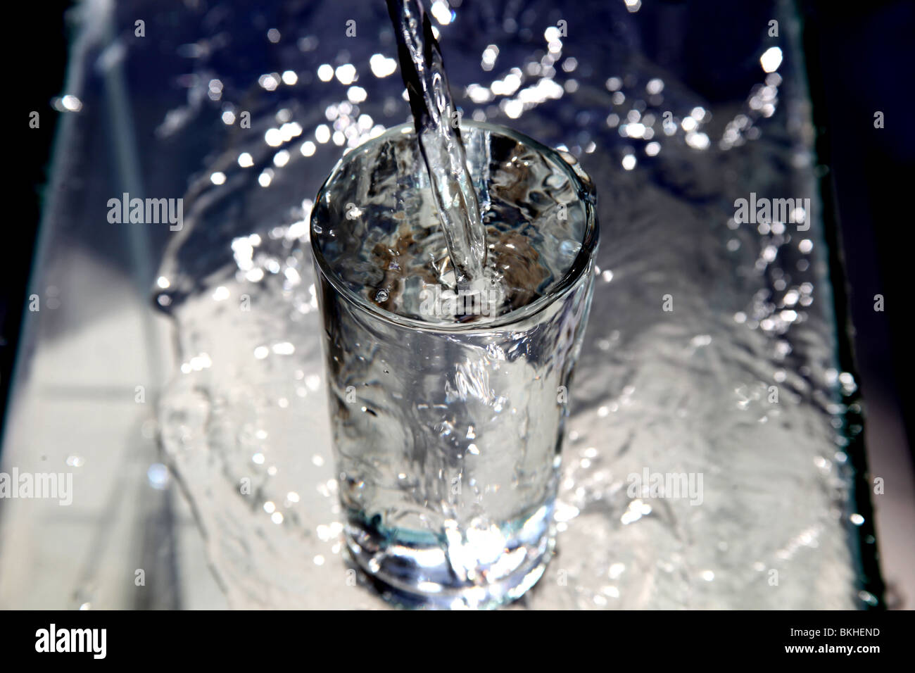 Spilt water table hi-res stock photography and images - Alamy