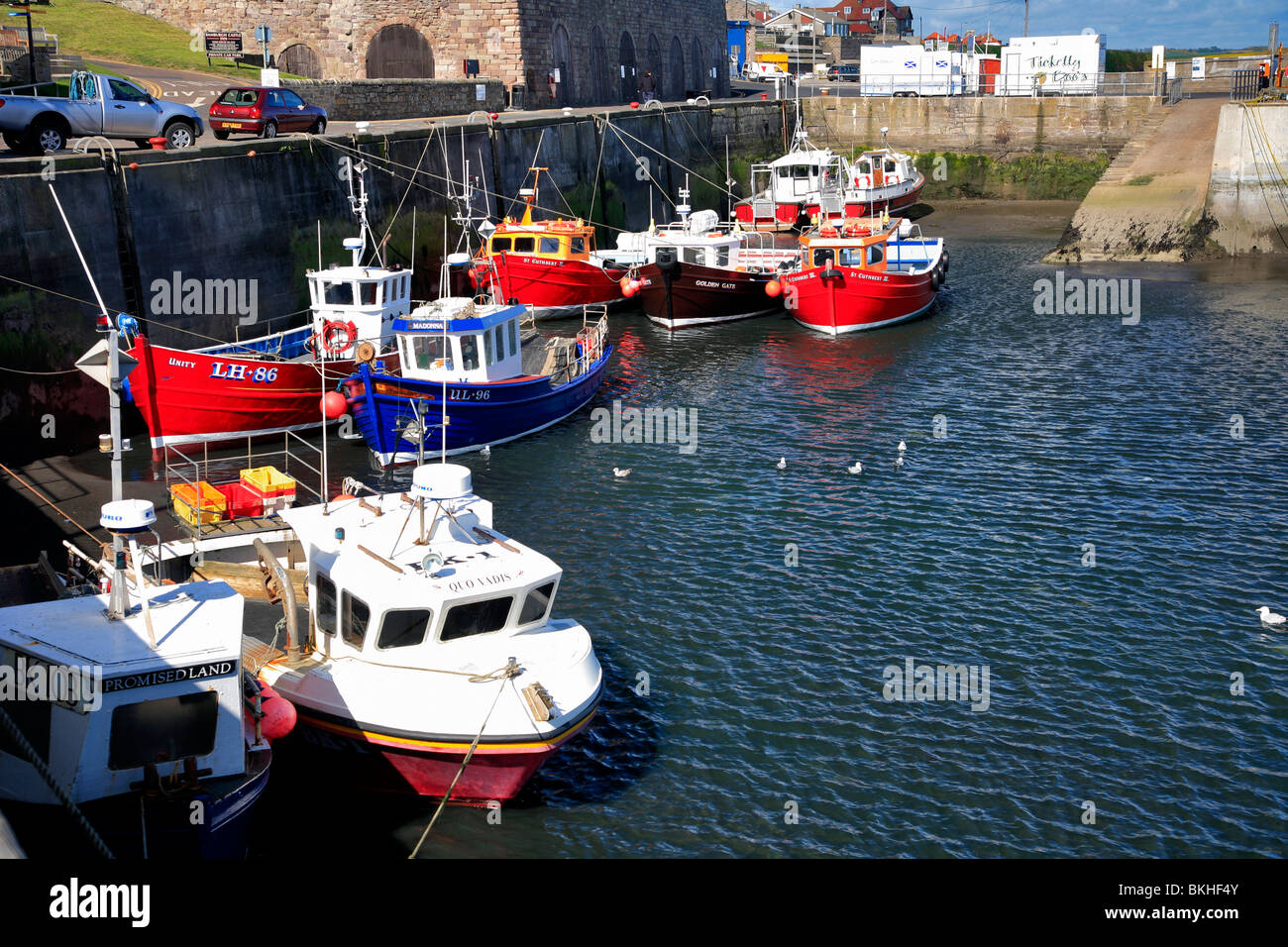 Fishing boat seahouses northumbria hi-res stock photography and images ...