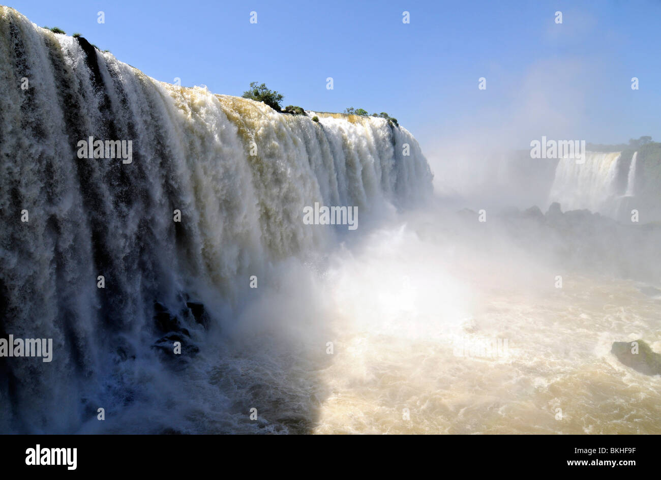 Tourists iguazu falls one hi-res stock photography and images - Alamy