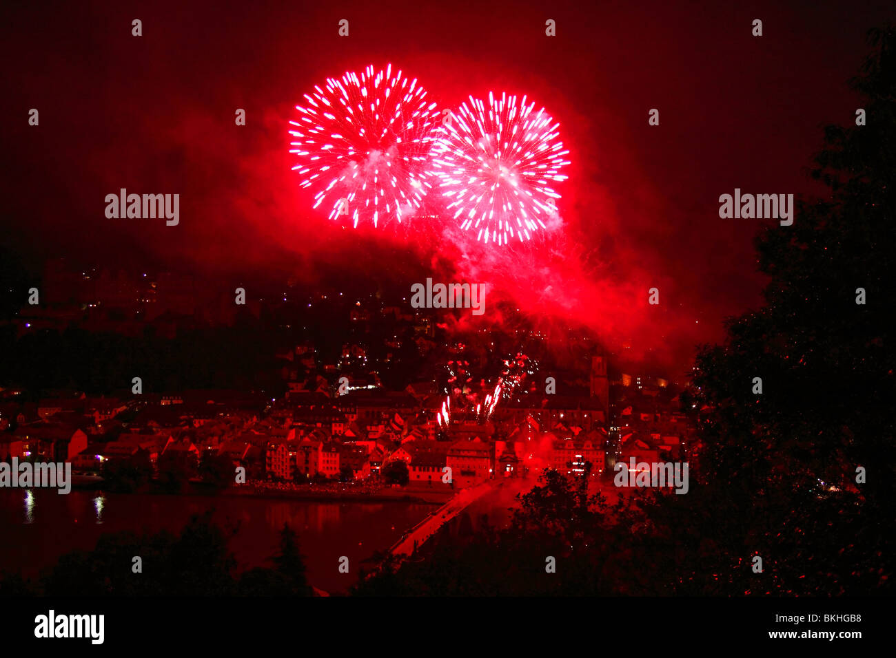 Heidelberg germany fireworks hi-res stock photography and images - Alamy