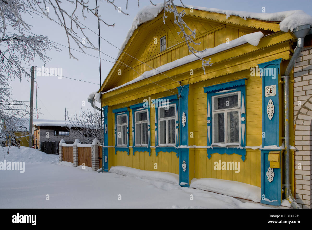 Suzdal wooden houses hi-res stock photography and images - Alamy