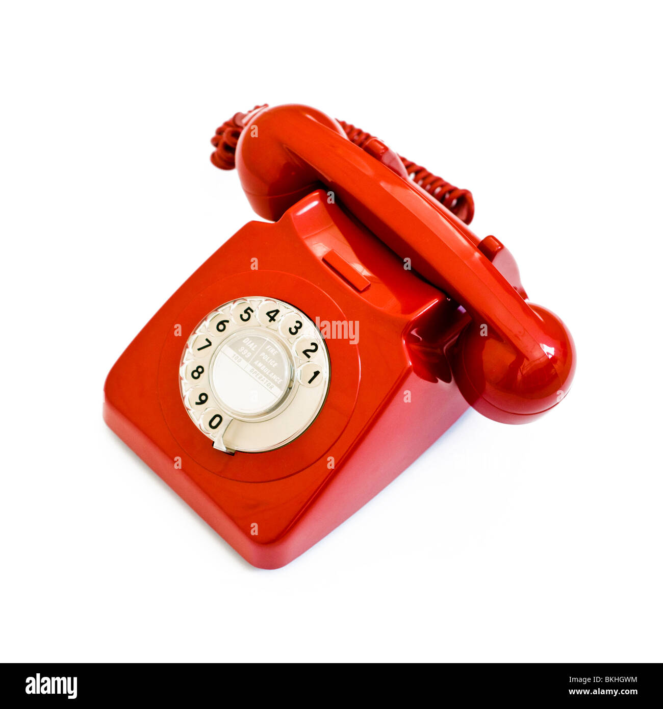 Old red phone retro vintage ringing hi-res stock photography and images ...
