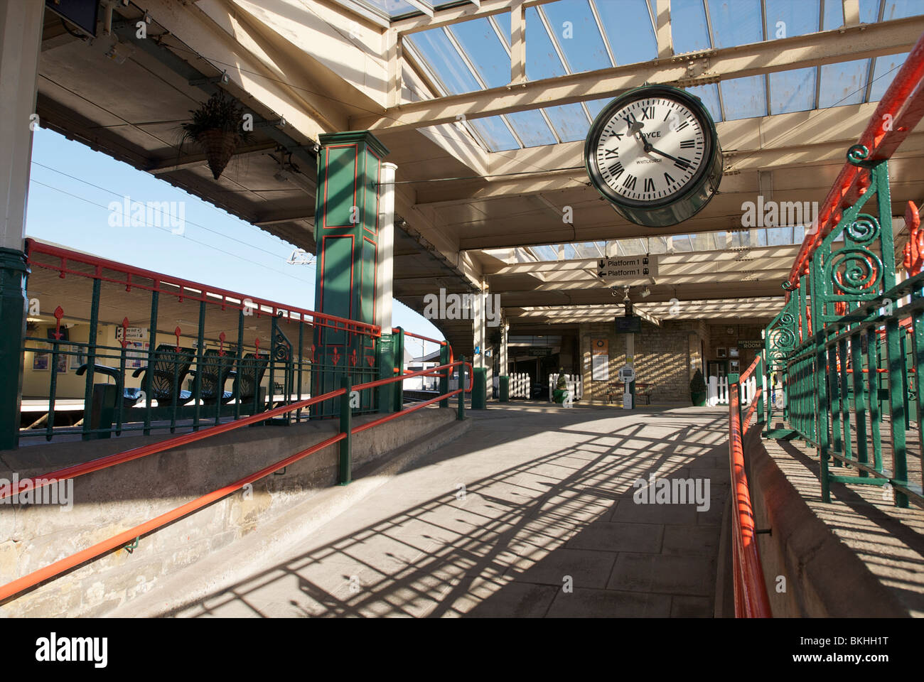 Carnforth station on the West Coast main line, setting for the famous ...