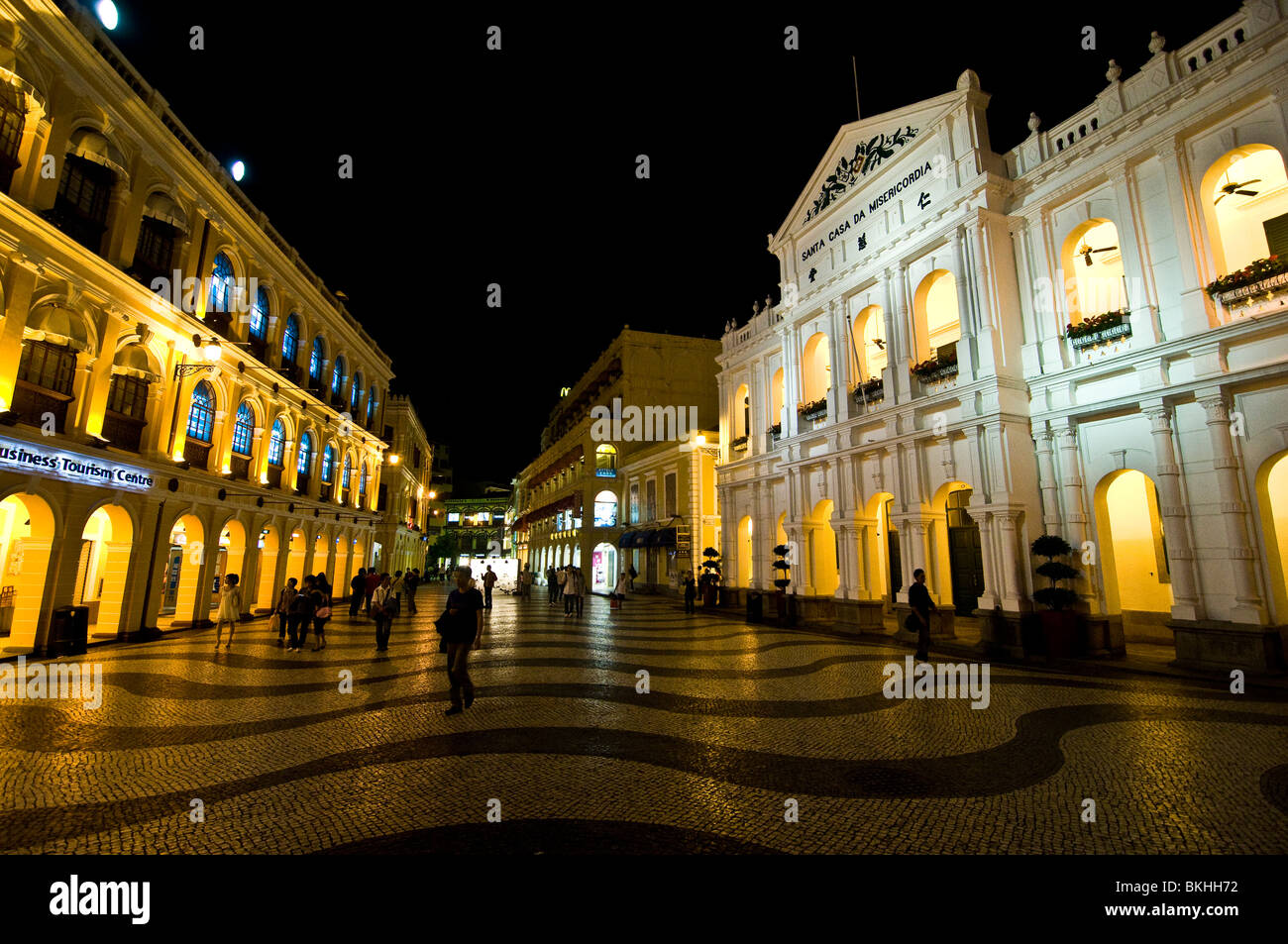 A visit to old Macau during night time Stock Photo - Alamy