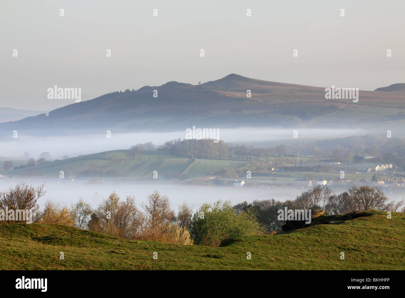 A dawn view of the hill known as Sharp Haw, which lies just within the ...