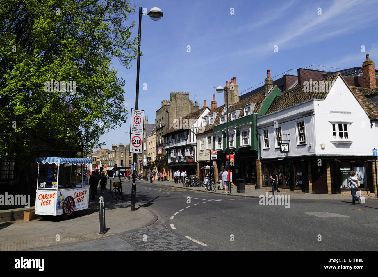 Bridge Street, Cambridge, England, UK Stock Photo - Alamy