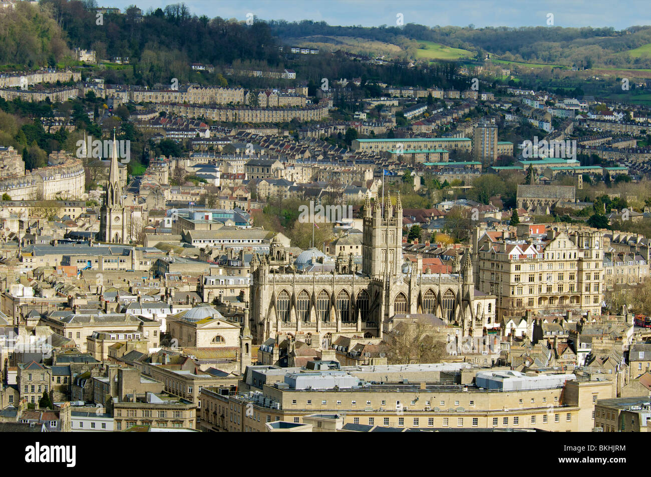 The city of Bath, Avon, seen from the south Stock Photo - Alamy
