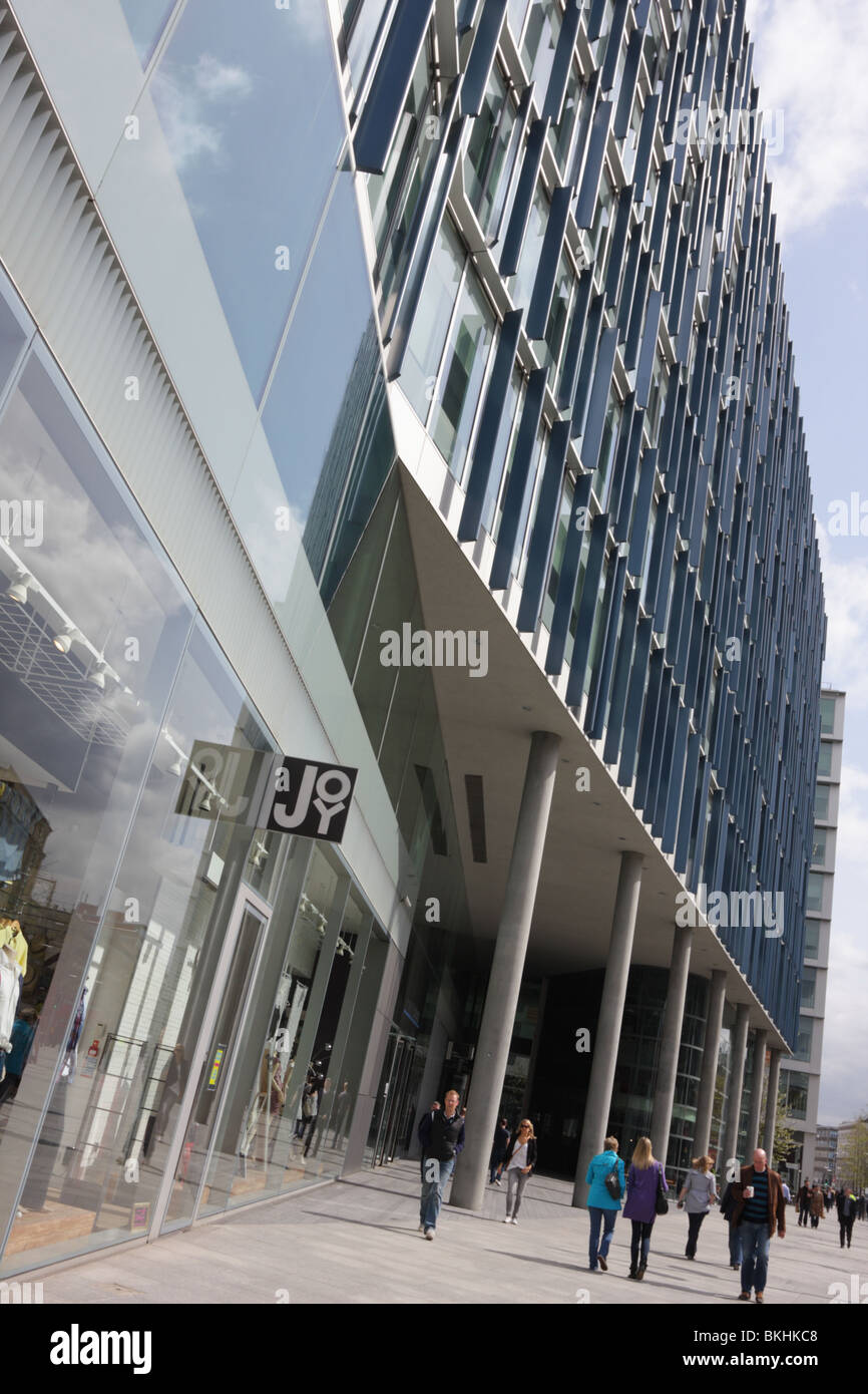 The recently opened new office and shop development the Blue Fin ...