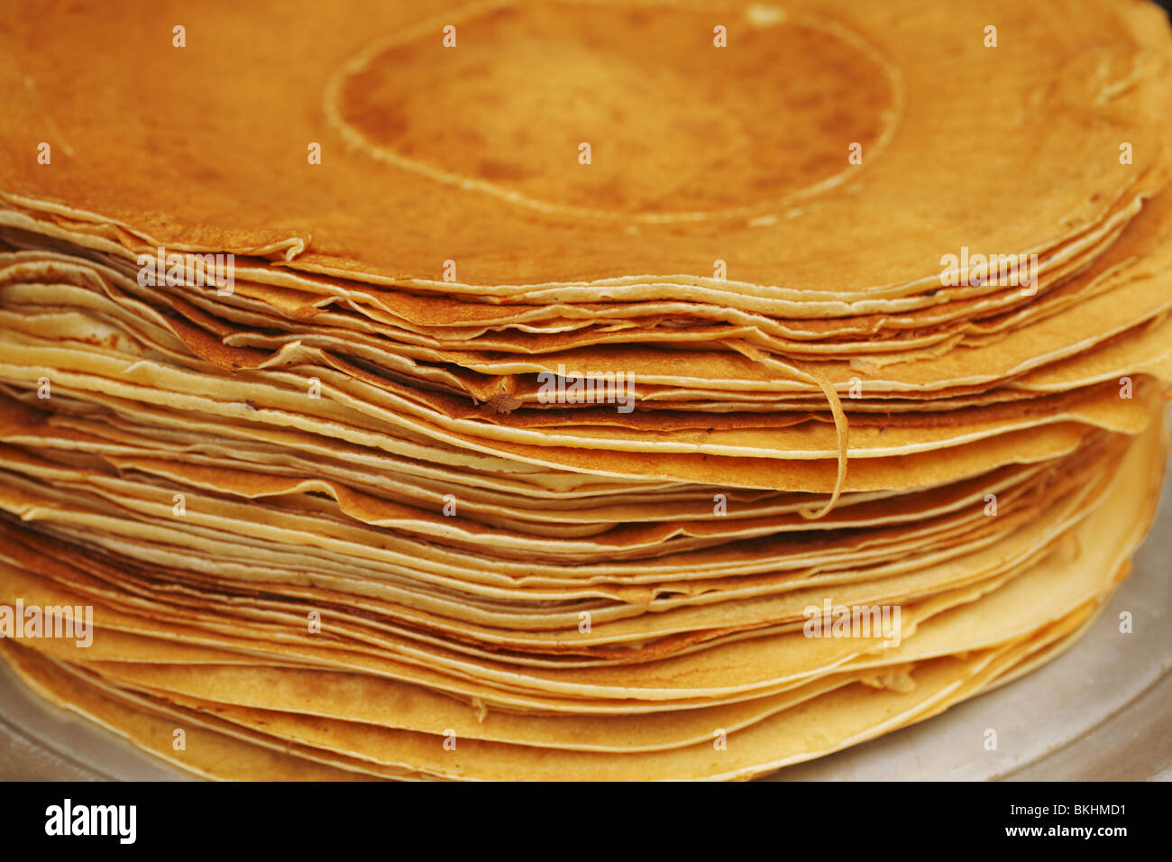 Stack of Crepes, Paris, France Stock Photo - Alamy