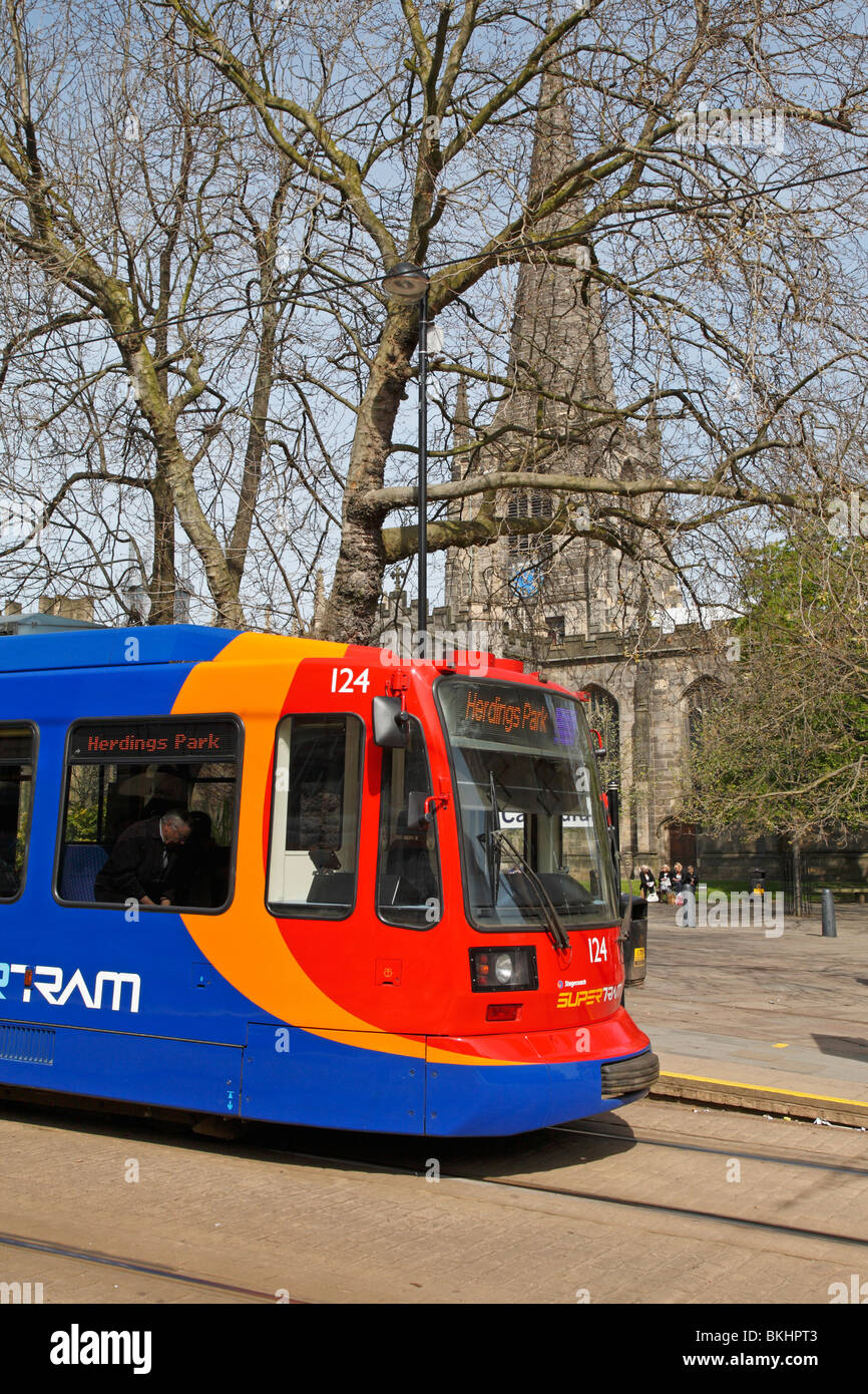 Sheffield supertram hi-res stock photography and images - Alamy