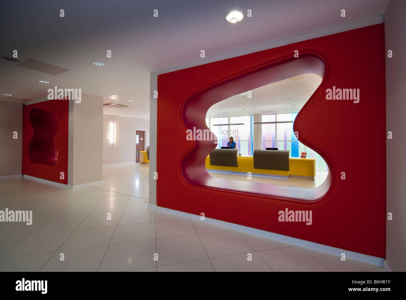 reception area of Ocean Hotel, Butlins Bognor Regis Stock Photo - Alamy