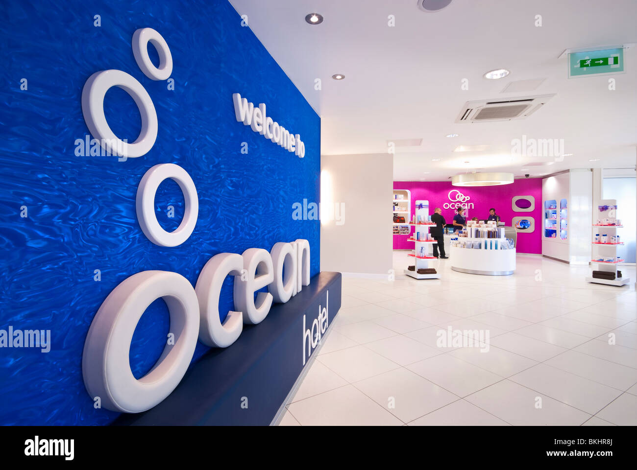 reception area of Ocean Hotel, Butlins Bognor Regis Stock Photo - Alamy