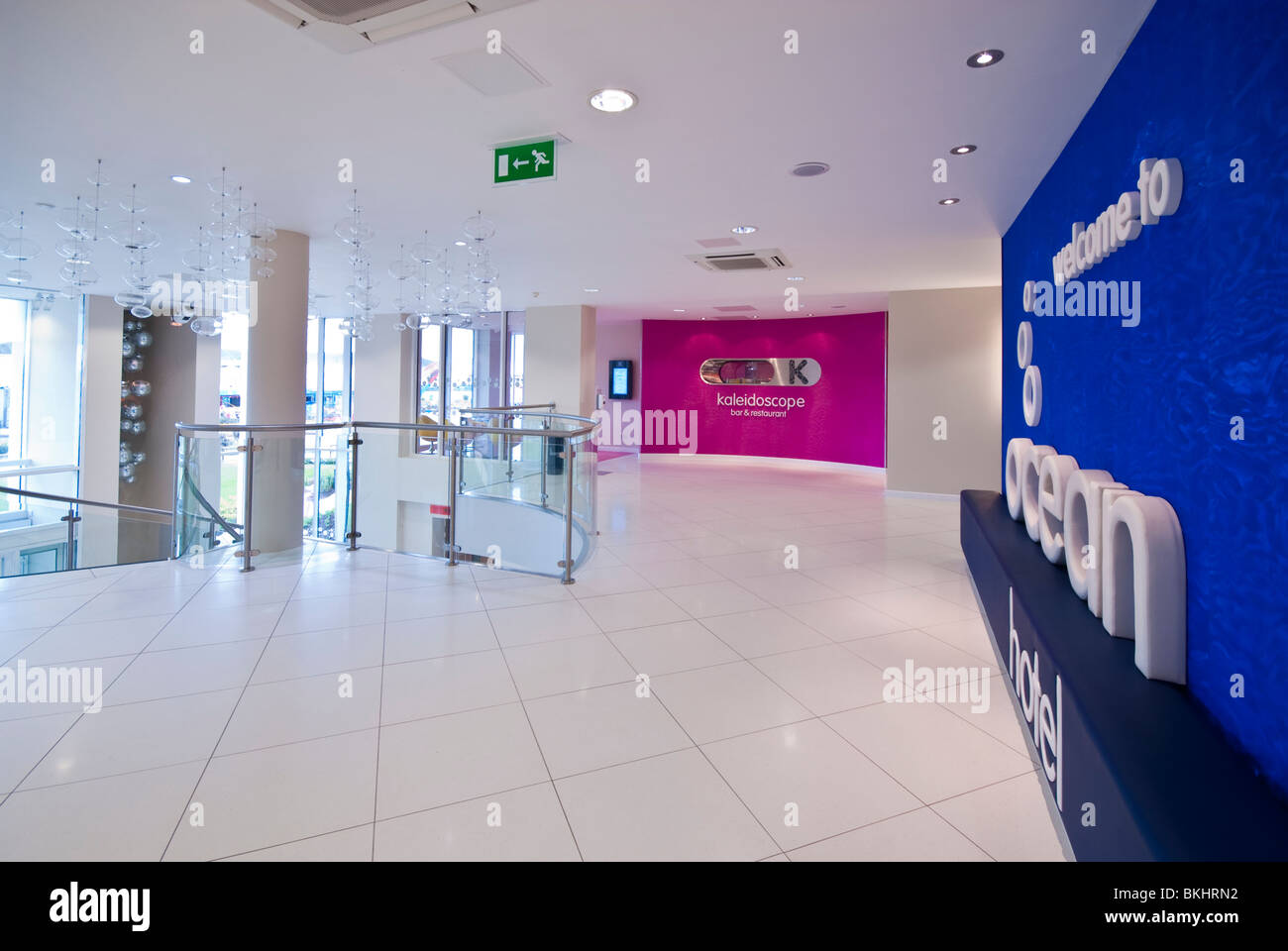 reception area of Ocean Hotel, Butlins Bognor Regis Stock Photo - Alamy