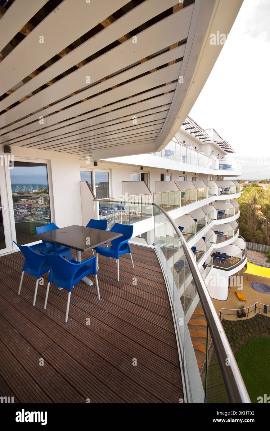 Room balcony on Ocean Hotel, Butlins Bognor Regis Stock Photo - Alamy