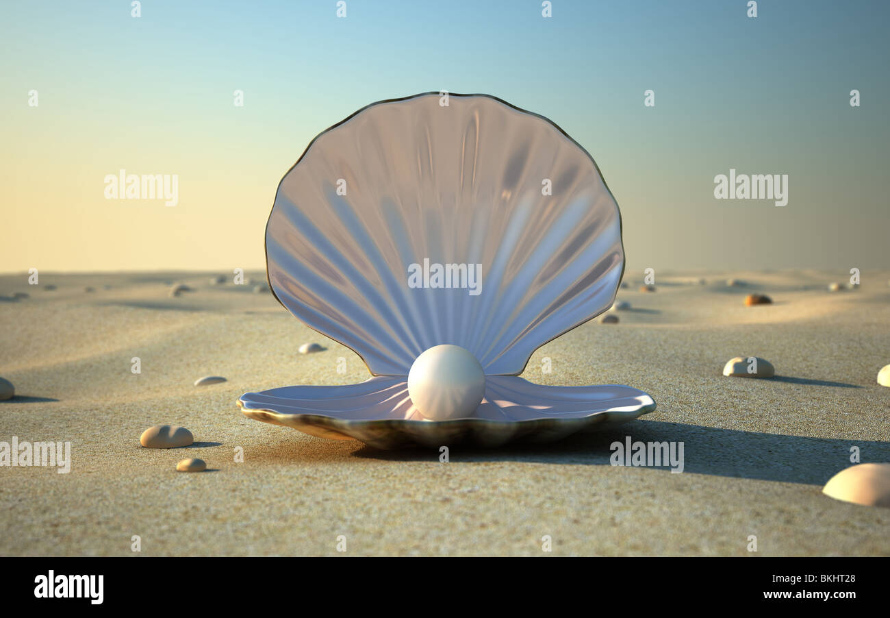 Pink pearl shell hi-res stock photography and images - Alamy