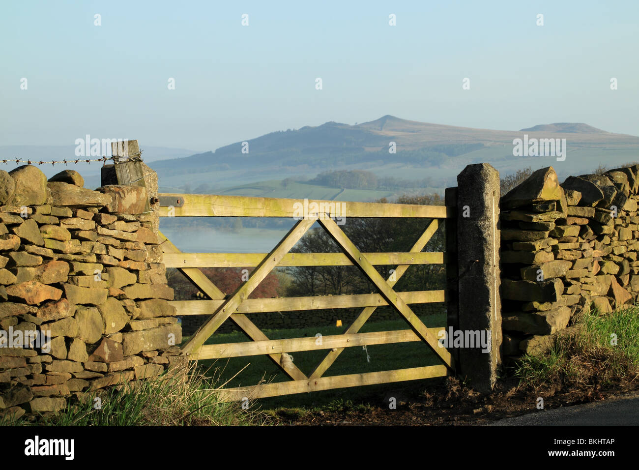 A dawn view of the hill known as Sharp Haw, which is just within the ...