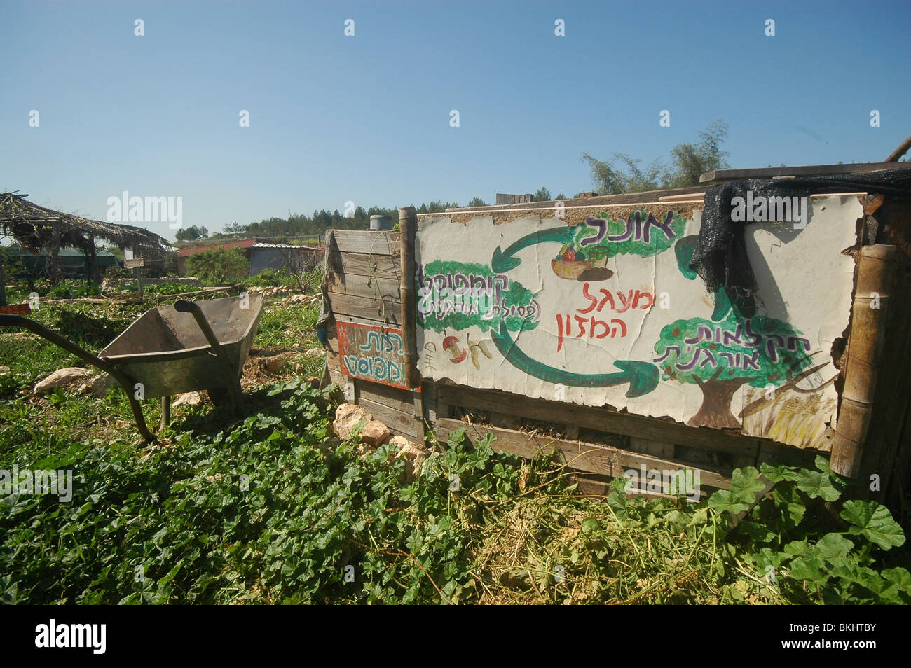 Israel, Ecological farm, Organic farming The cycle of compost from ...