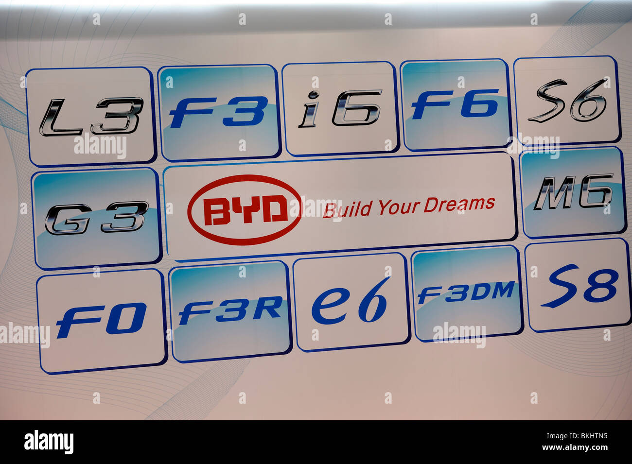 BYD series brands Stock Photo - Alamy