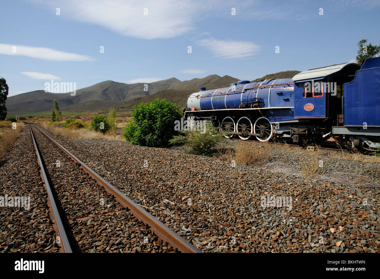 The SAR Class 2828 steam locomotive a Transnet Heritage Railway engine ...