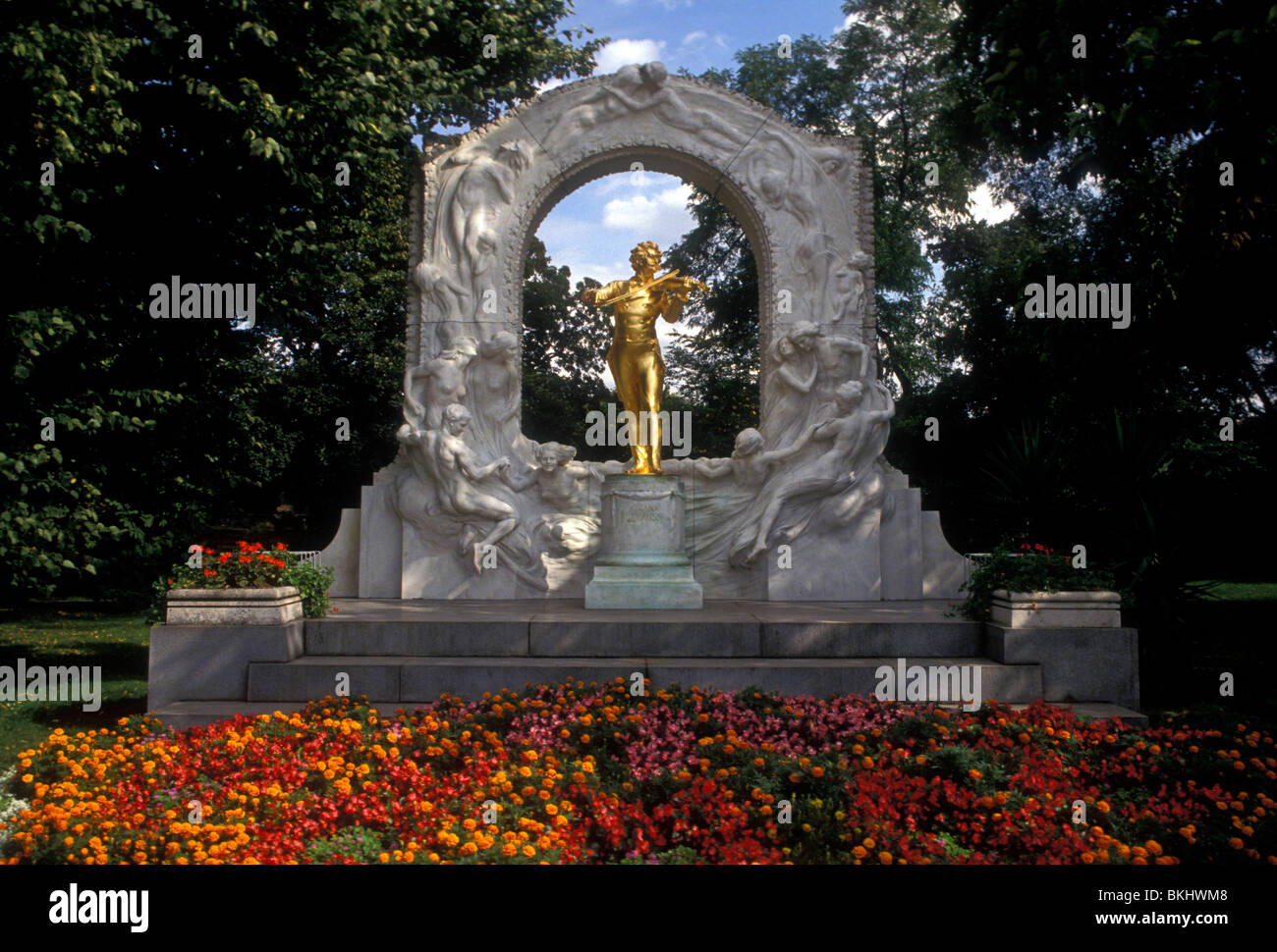 Johann Strauss Monument, Johann Strauss, monument, statue, Stadtpark ...