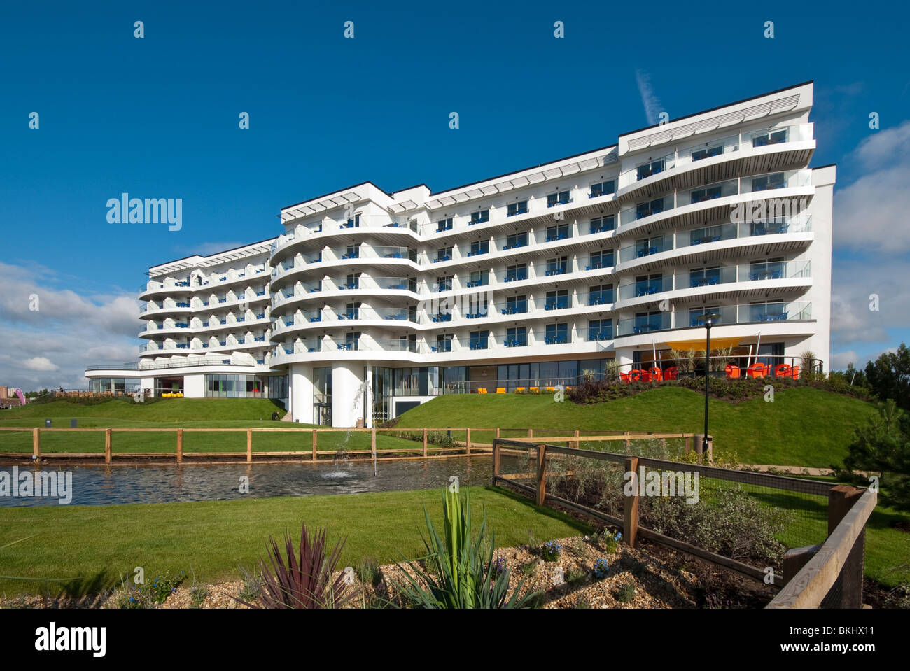 Exteriors of Ocean Hotel, Butlins Bognor Regis Stock Photo - Alamy