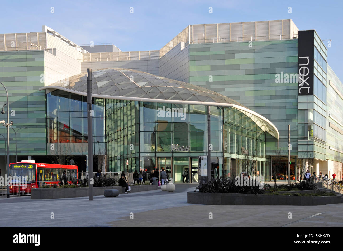Westfield shopping centre and Next store Stock Photo - Alamy