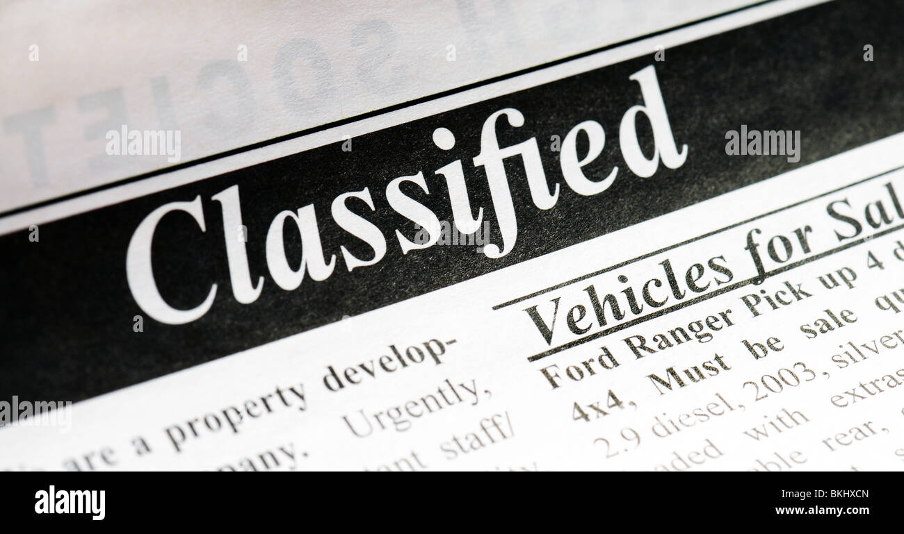 Job Advertisement Newspaper Stock Photos & Job Advertisement Newspaper ...