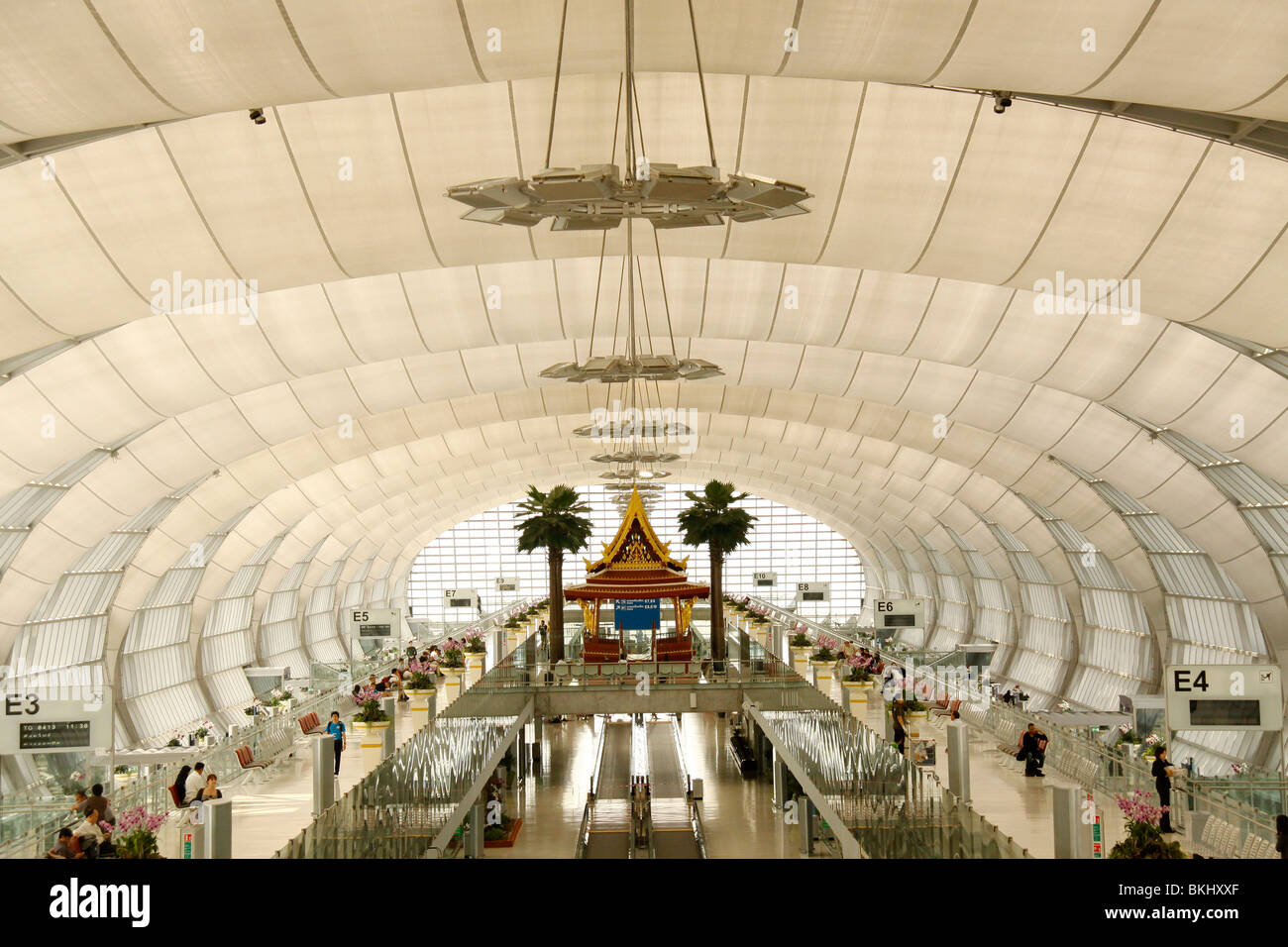 Suvarnabhumi Airport, Interior, Bangkok, Thailand Stock Photo - Alamy