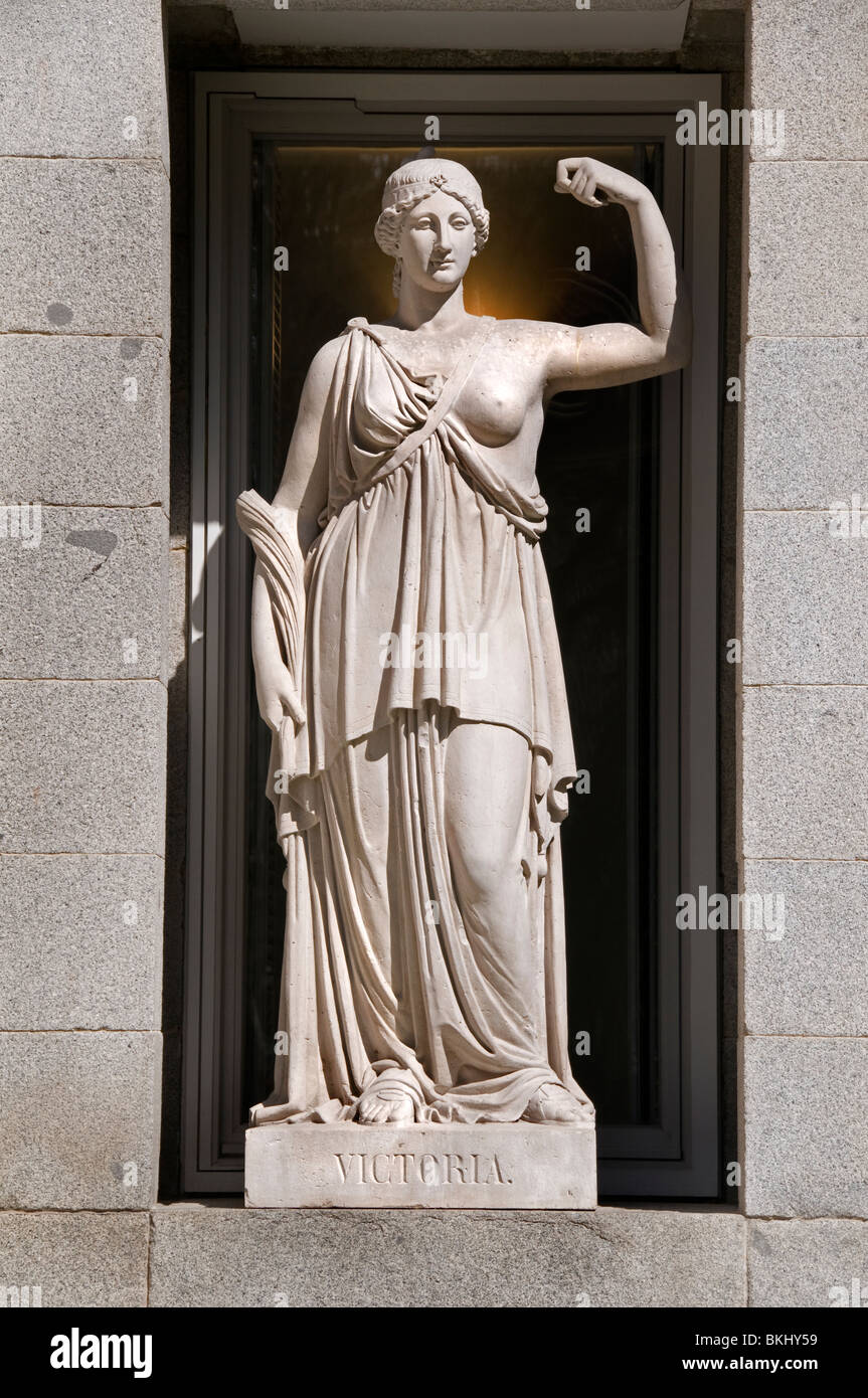 Victoria Victory Prado Museum Madrid Spain Neo Greek Roman Stock Photo ...