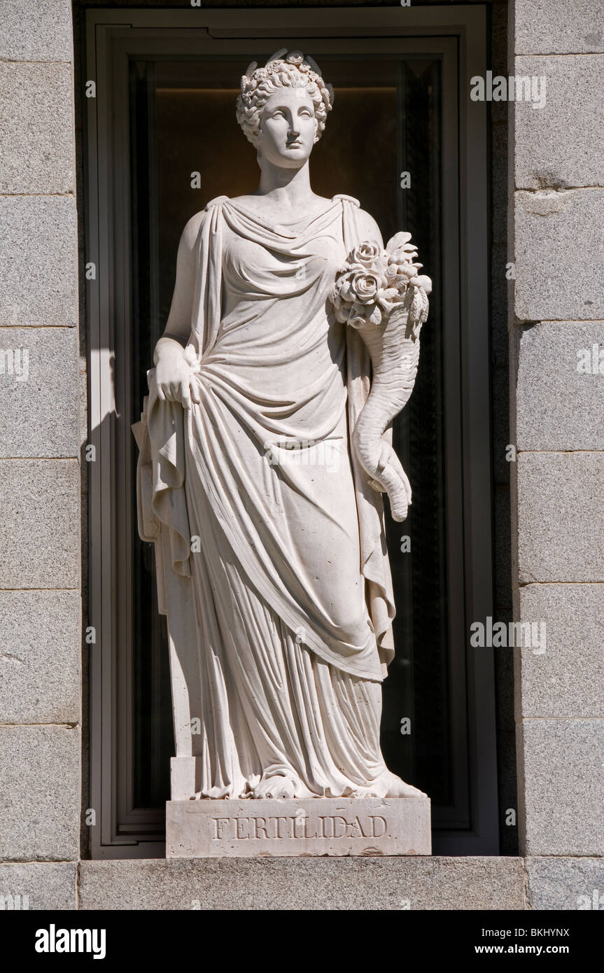 Fertilidad Fertility Prado Museum Madrid Spain Neo Greek Roman Stock ...