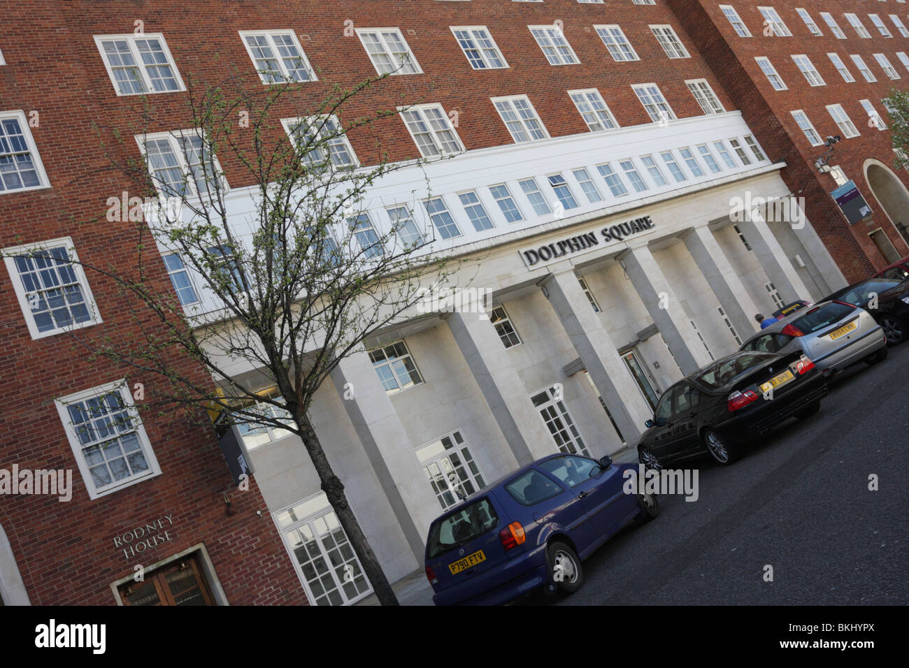 Dolphin square hi-res stock photography and images - Alamy