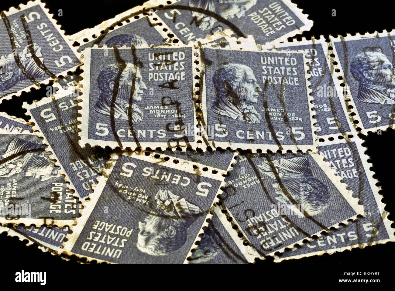 Five stamps hi-res stock photography and images - Alamy