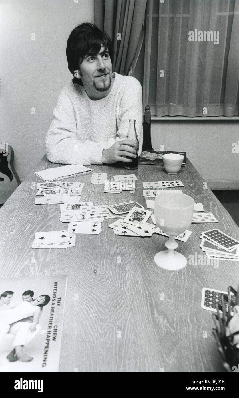 THE HOLLIES - Graham Nash at his London home in November 1966 Stock ...