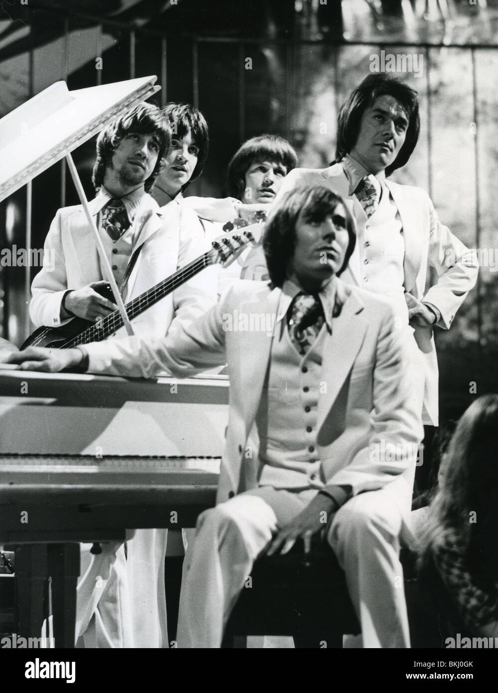 HOLLIES - UK group about 1969 from l: Tony Hicks, Terry Sylvester ...